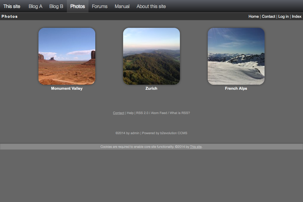b2evolution blog/social CMS - A complete engine for your website!
