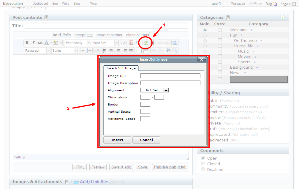 Adding Images or Photos