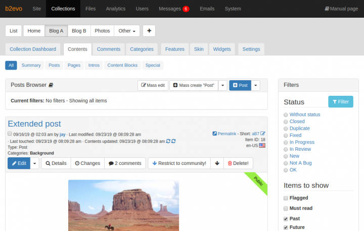 Contents - b2evolution CMS User Manual